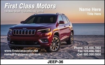 Jeep – First Class Color