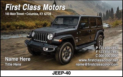 Jeep – First Class Color