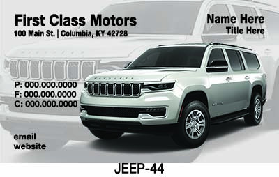 Jeep – First Class Color