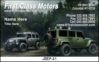 Jeep – First Class Color