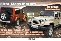 Jeep – First Class Color